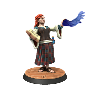 Highlander Wizard - made with Hero Forge