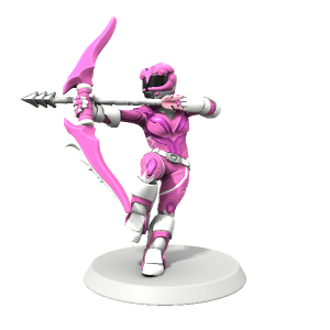 Power Ranger Pink - made with Hero Forge