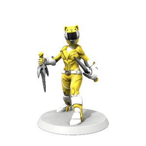 Power Ranger Yellow - made with Hero Forge
