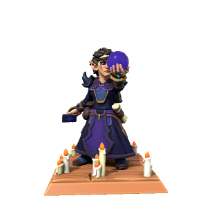 Gnome Chronurgy Wizard - made with Hero Forge