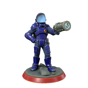 LEGO Classic Spaceman - made with Hero Forge