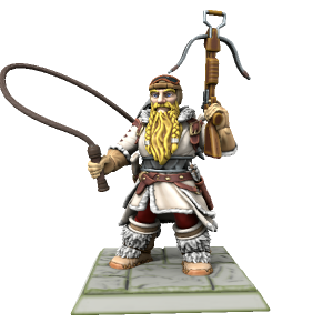 Dwarf Sled Driver - made with Hero Forge