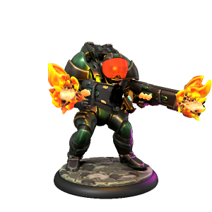 Heavy Armor Trooper - made with Hero Forge