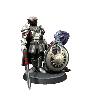 Drow Champion - made with Hero Forge