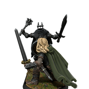 LotR Eowyn vs The Witch King - made with Hero Forge