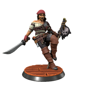 pirate girl - made with Hero Forge