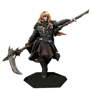 Lena the Reaver - made with Hero Forge