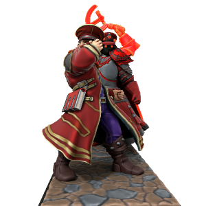 JoJo Stalin and Mother Russia - made with Hero Forge