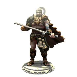 Tyr God of Justice - made with Hero Forge