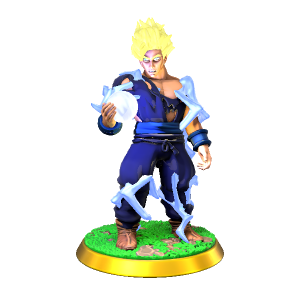 DBZ Gohan SSJ2 - made with Hero Forge