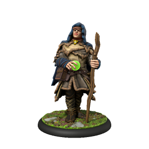 Hawk witch woman - made with Hero Forge