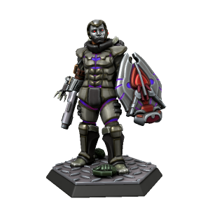 Neo York Apollo Cyborg Castor - made with Hero Forge