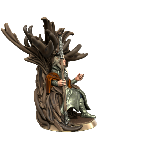 LOTR Thranduil Throne - made with Hero Forge