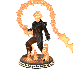 Marvel BV Ghost Rider - made with Hero Forge