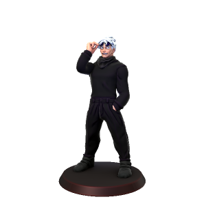 JJK Gojo alt glasses - made with Hero Forge