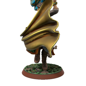 Nadja Dancing - made with Hero Forge