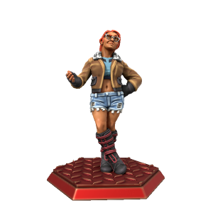 AC6 Cinder Carla - made with Hero Forge