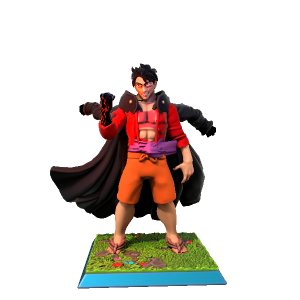 OP Luffy - made with Hero Forge