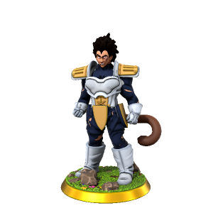 DBZ Vegeta - made with Hero Forge