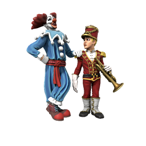 Bozo and Butchy Boy - made with Hero Forge