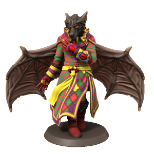 Batfolk Noble - made with Hero Forge