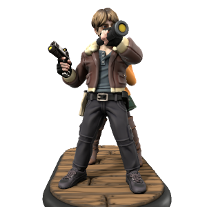 Leon Kennedy RE4 - made with Hero Forge