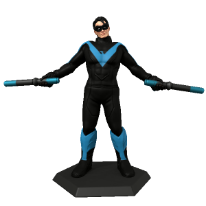 Nightwing v2 - made with Hero Forge