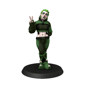 Clown Chick - made with Hero Forge