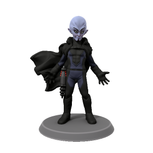 Megamind - made with Hero Forge