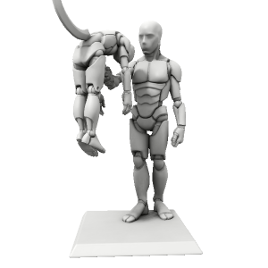 RXPT Perforated - made with Hero Forge