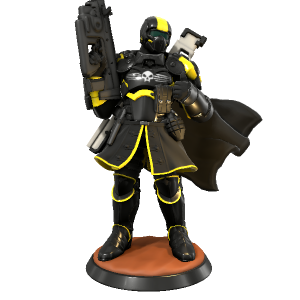 A Helldiver - made with Hero Forge