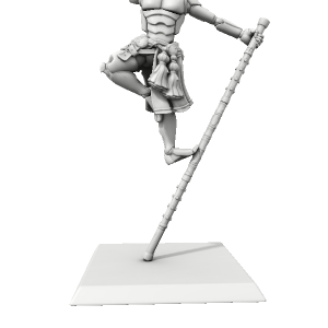 RXPT Quarterstaff Perch - made with Hero Forge