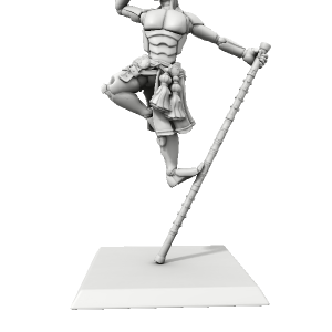 RXPT Quarterstaff Perch NS - made with Hero Forge