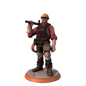 TF2 Engnr - made with Hero Forge