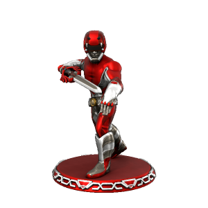 Power Ranger Red - made with Hero Forge