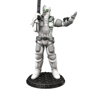 Cyborg Enforcer - made with Hero Forge