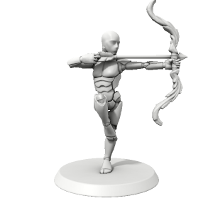 RXPT Balancing Archer - made with Hero Forge