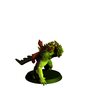 The Lizard Stage 2 - made with Hero Forge