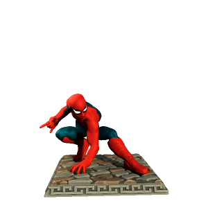 Spider Man Hand Pose - made with Hero Forge