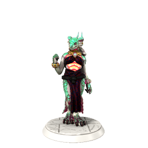 Lady Shiira the Sorceress - made with Hero Forge