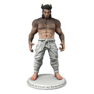 Base Figure single alternate C - made with Hero Forge