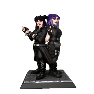 Goth Girls - made with Hero Forge