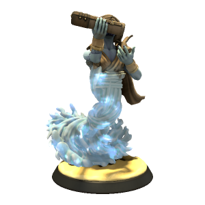 Genie Tasked Messenger - made with Hero Forge