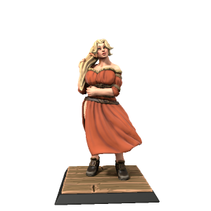 Elf girl - made with Hero Forge