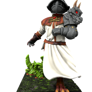 Iron Arm Fleeing - made with Hero Forge