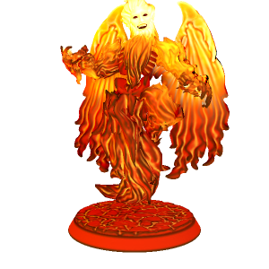 Fantasy Humam Torch - made with Hero Forge