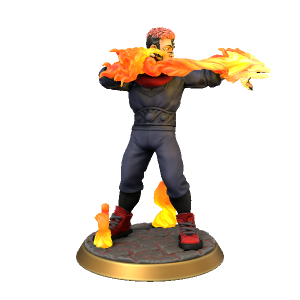 Sukuna Fire Arrow - made with Hero Forge