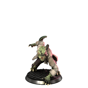 The Lizard - made with Hero Forge
