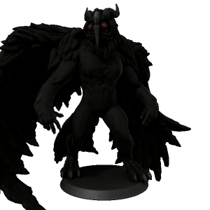 Mothman - made with Hero Forge
