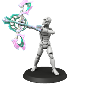 AWR Moon Ribbon Bow - made with Hero Forge